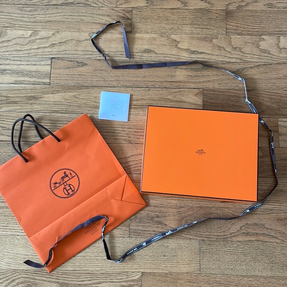 Hermes | Storage & Organization | Hermes Gift Box And Shopping Bag With ...